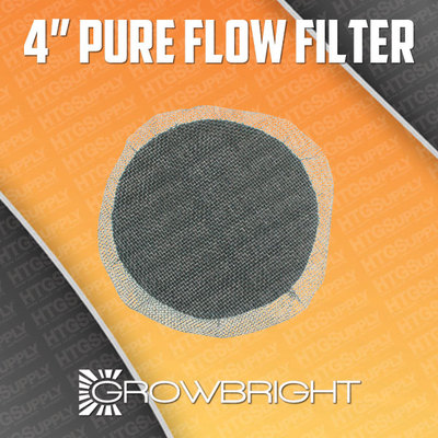 4" PURE FLOW DUCT BUG DEFENDER SCREEN ACTIVE CARBON INSERT FOUR INCH ...