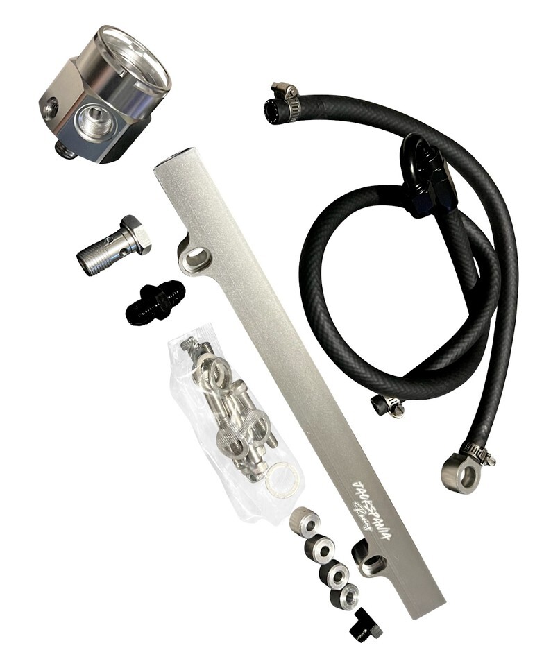 Billet High Flow Fuel Rail Upgrade Kit FPR MK4 VW Audi 1.8T Jetta GTI ...