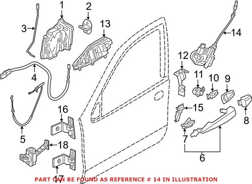 Genuine OEM Door Latch Assembly for BMW 51207419839 | eBay