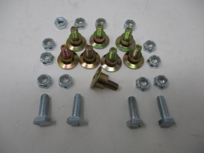 Genuine Toro Paddle Bolt Kit 8 125-1122, 4 Bolts, 12- Nuts CCR2450 ...