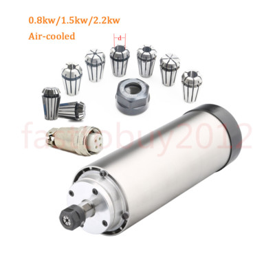 CNC Router Spindle Motor Air Cooled ER11/ER16/ER20 400HZ 220V for Mill ...