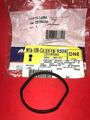 NOS OEM ACDelco 15-34584 GM 25189205 Engine Coolant Outlet O-Ring Water ...