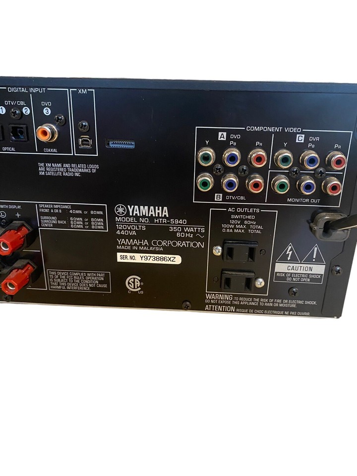 Yamaha RX-V477 AV Receiver 5.1 Channel High Power | eBay