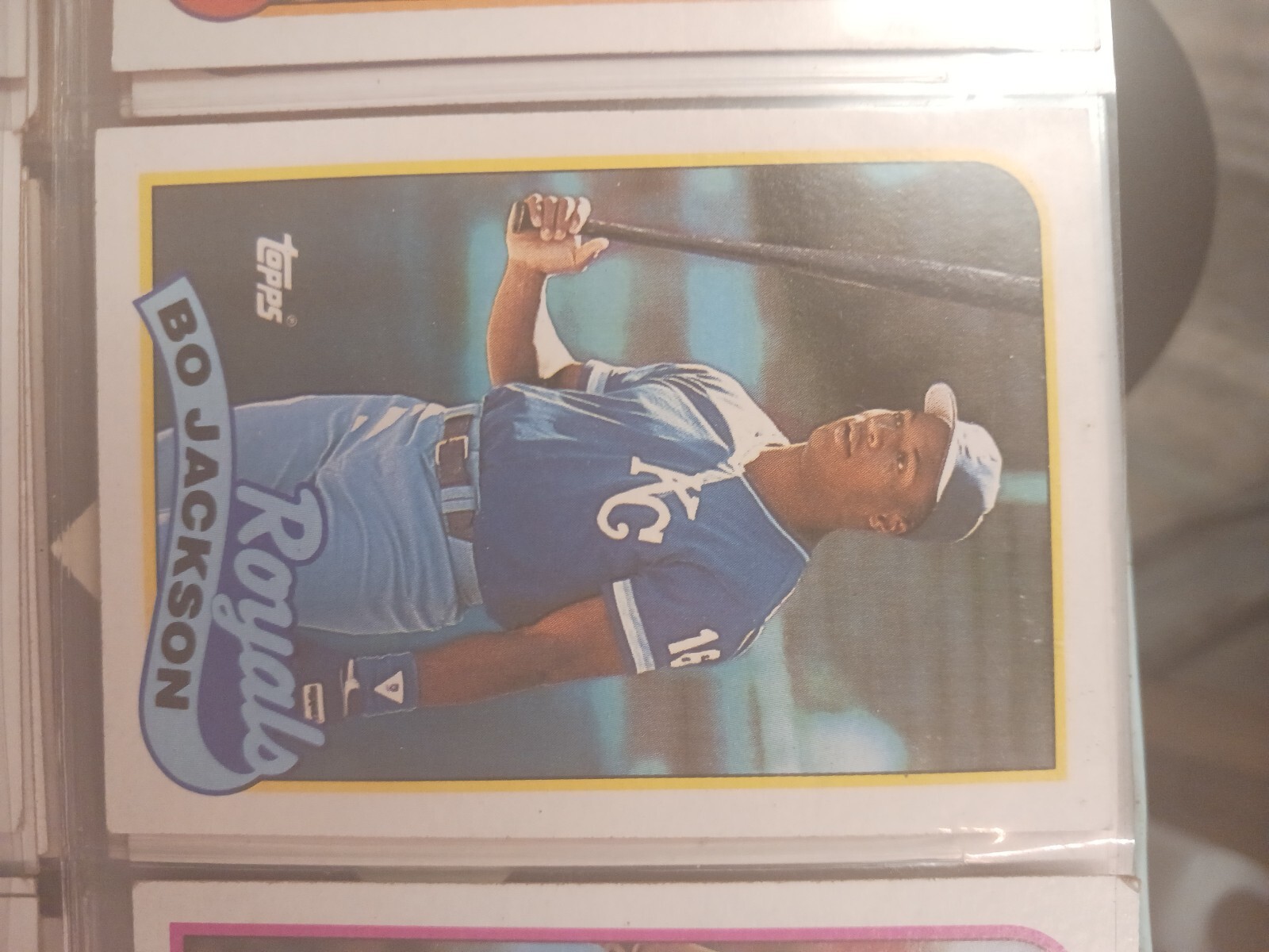 Bo Jackson 1989 Topps #540 Kansas City Royals Baseball Card | eBay