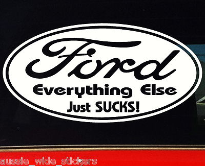 Aussie BNS 4x4 Ute Car accessories Funny Stickers ELSE 200mm suit FORD ...