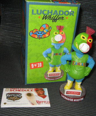 2023 Timber Rattlers LUCHADOR WHIFFER Bobblehead SGA Brewers NIB 8/25 ...