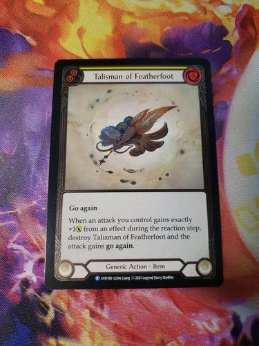 Talisman Of Featherfoot Cold Foil NM Everfest First Edition Flesh and ...