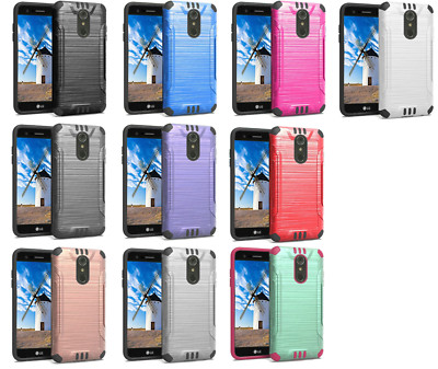 Brushed Hybrid Case Cover for LG Stylo 4 Q710 LM L713DL (2018) | eBay