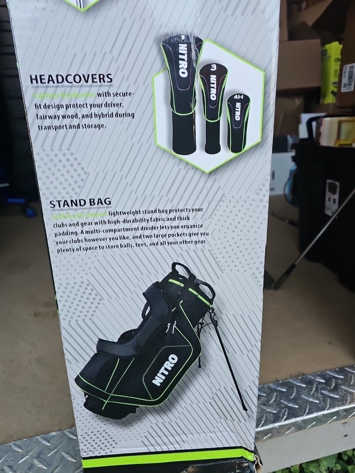 Men's Golf Nitro Blaster XD 13-Piece Brand New Complete Golf Set ...