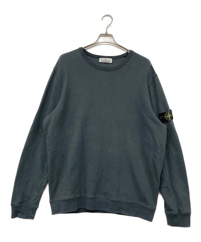 STONE ISLAND/Icon Patch Crew Neck Sweatshirt, Green, Size: XXL | eBay