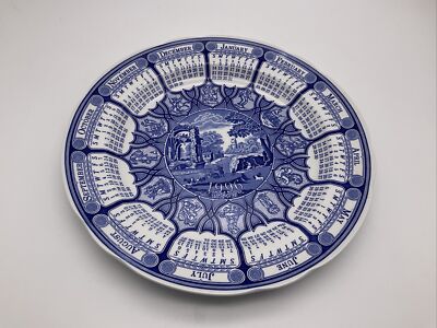 The Spode Blue Room Calendar Plate 1996 “Blue Italian” | eBay UK