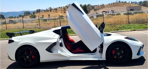 2020-2025 Chevy Corvette C8 Vertical Doors Inc. Bolt on Lambo Door Kit ...