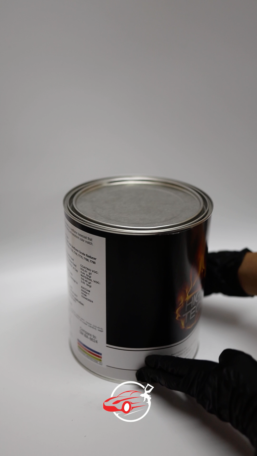 High Teck 8030 Frost White Basecoat Paint Reducer Clearcoat Gallon Kit ...