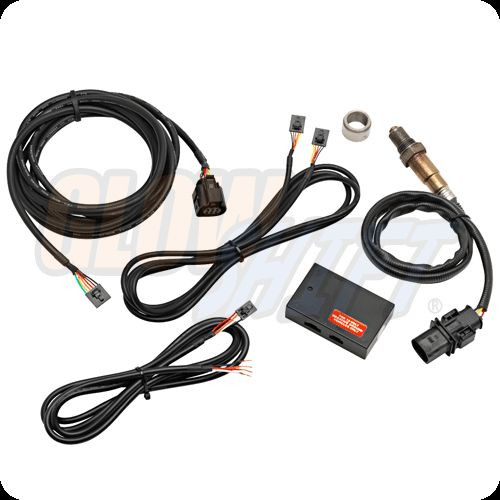 2 1/16" GlowShift Black Elite 10 Color Wideband Air Fuel Ratio Gauge GS ...