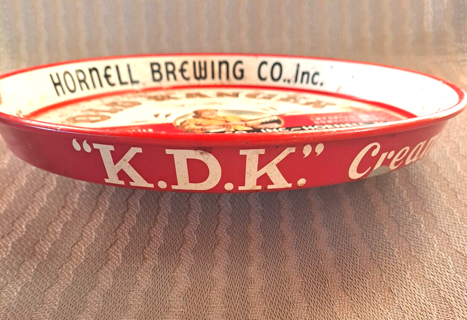 Vintage OLD RANGER Beer Tray Hornell Brewing Hornell NY Bar Advertising ...