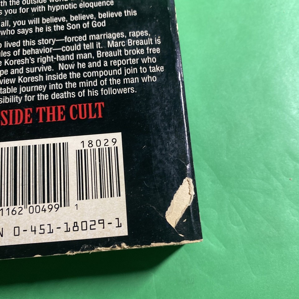 True Crime Paperback: Inside the Cult, 1st Ed. - Marc Breault (6) / FAB ...
