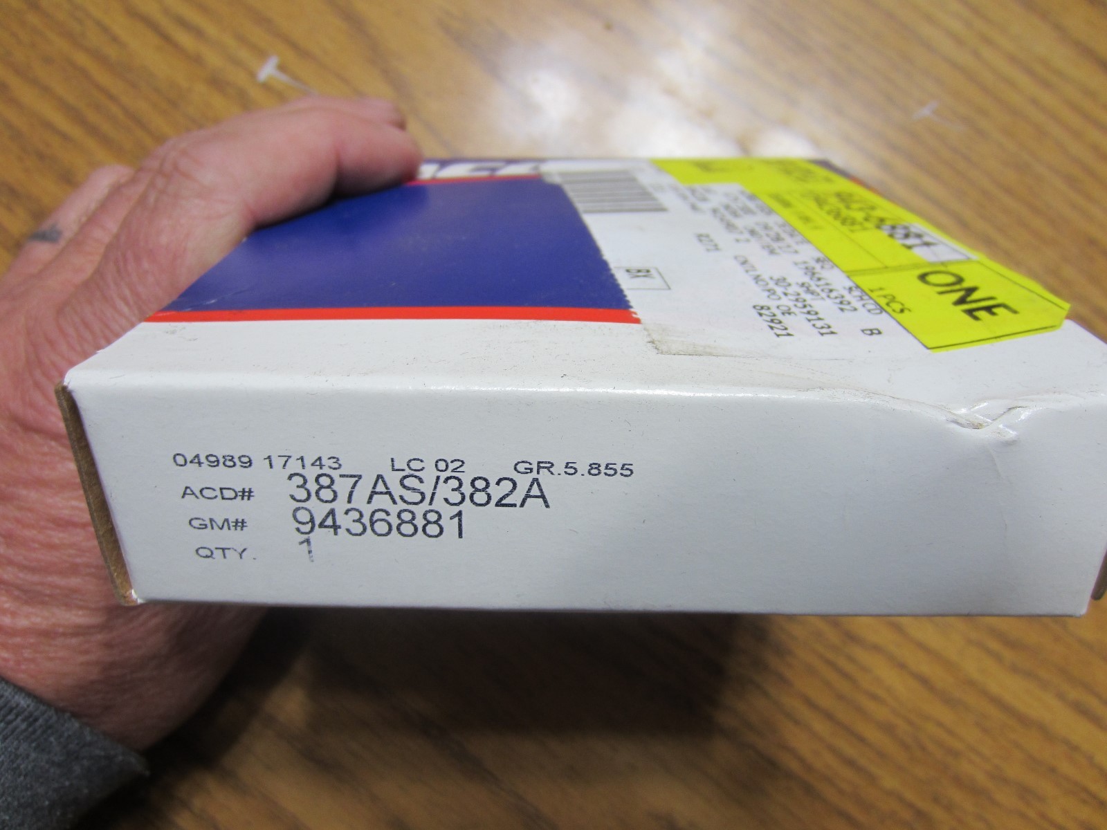 Wheel Bearing ACDelco GM Original Equipment 387AS/382A for sale online ...