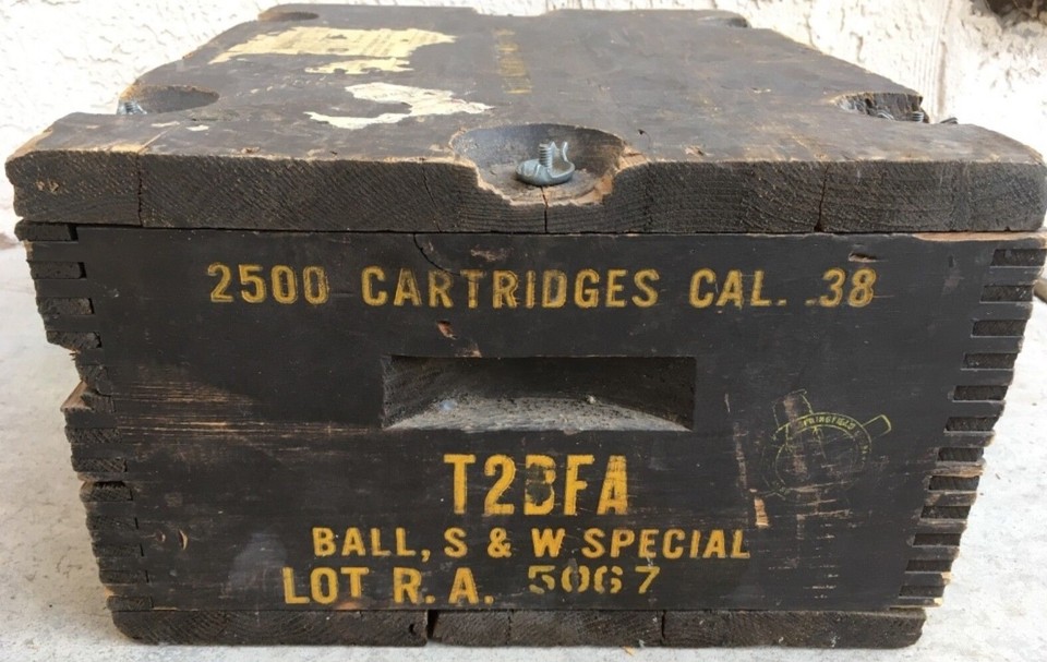 REMINGTON WWII CAL. .38 SPL 158 GRAIN BALL W/STEEL JKT NEW REPLICA AMMO ...