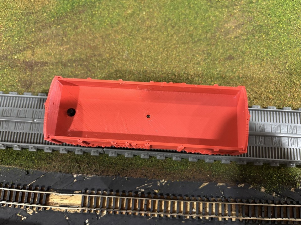 Custom trackmaster 3d printed Lynton and Barnstaple wagon shell. 2 ...