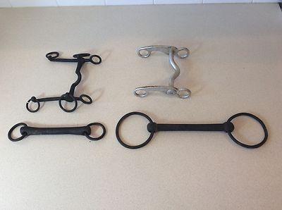 Lot of 4 Antique/Vintage Horse Harness Bits-Bridles | eBay