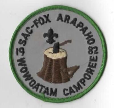 1982 Sac-Fox Arapaho Wowoatam Camporee GRN Bdr. [BLT1093] | eBay