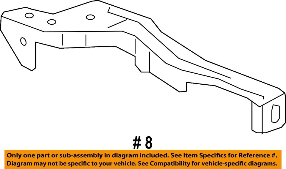 GM OEM 15-19 ATS Fender Fender Components-Front Bracket 20940319 | eBay