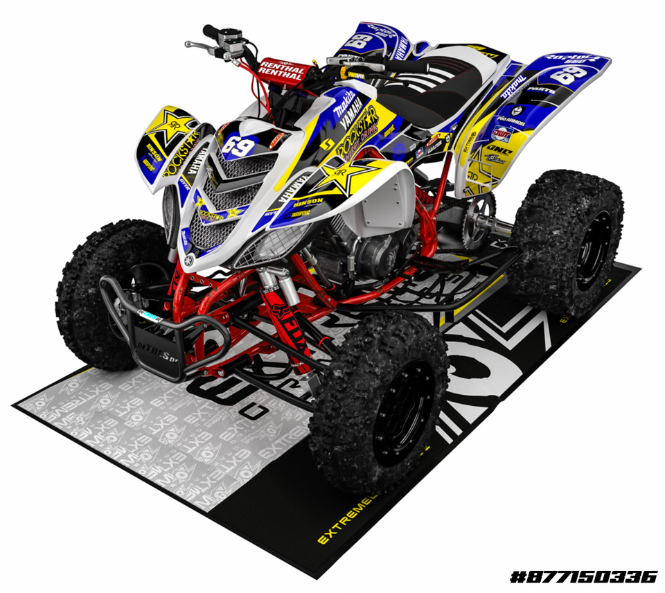 Fits Yamaha Raptor 660 GRAPHICS KIT STICKER DECALS YAMAHA RAPTOR 660 ...
