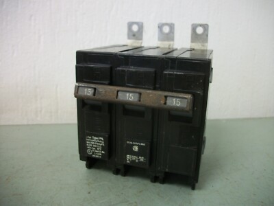 SIEMENS HBL CIRCUIT BREAKER B315HH 15AMP 240VOLT 3POLE | eBay