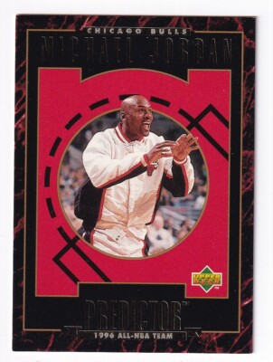 Michael Jordan 1995-96 Upperdeck NBA Predictor Card #R-2 Bulls | eBay