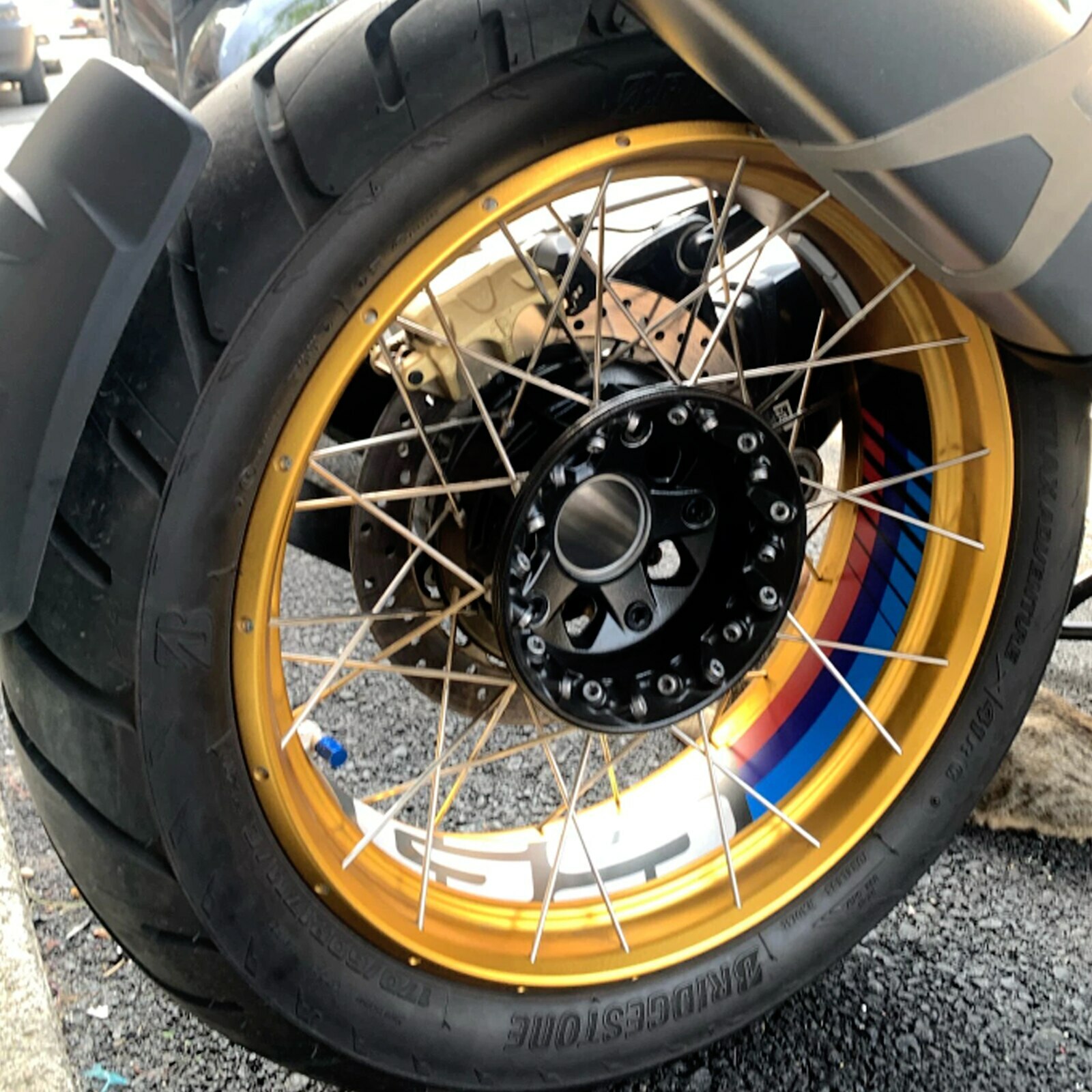 Moto Rim Wheel Decal Sticker for 20016-2018 BMW R1200GS Adv / 2019 ...