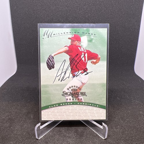 Alan Benes 1997 Donruss Signature Series Millenium Marks 0738 Autograph ...