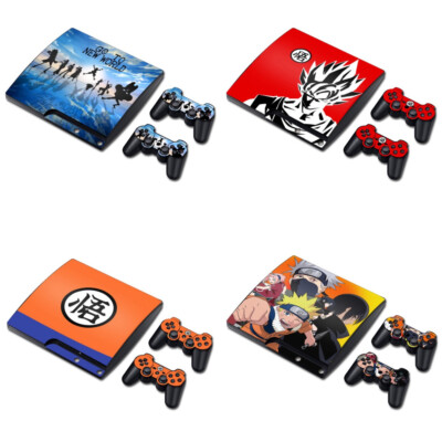 Skin Sticker PS3 Game 3 Slim & 2 Controller Stickers Skins Cartoon ...