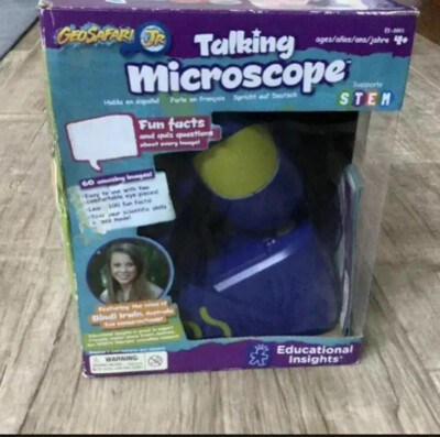 Educational Insights GeoSafari Jr. Talking Microscope Featuring Bindi ...