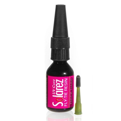 SOLAREZ UV CURE RESIN - THICK HARD (1/2 OZ BOTTLE) - Fly Tying UV Resin ...