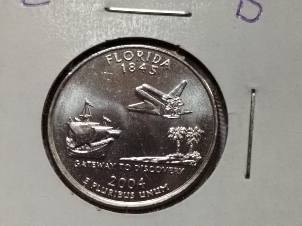 2004 D Florida State Quarter. CHBU Uncirculated from US Mint Bag | eBay