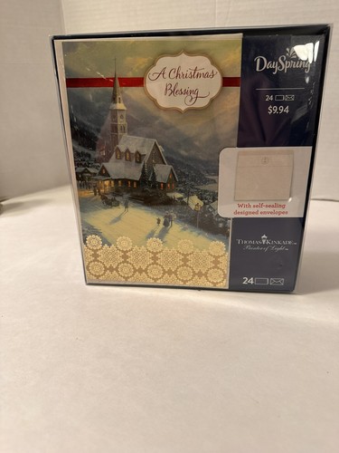 Dayspring Thomas Kinkade Christmas Cards 24 Cards With Envelopes NEW in ...