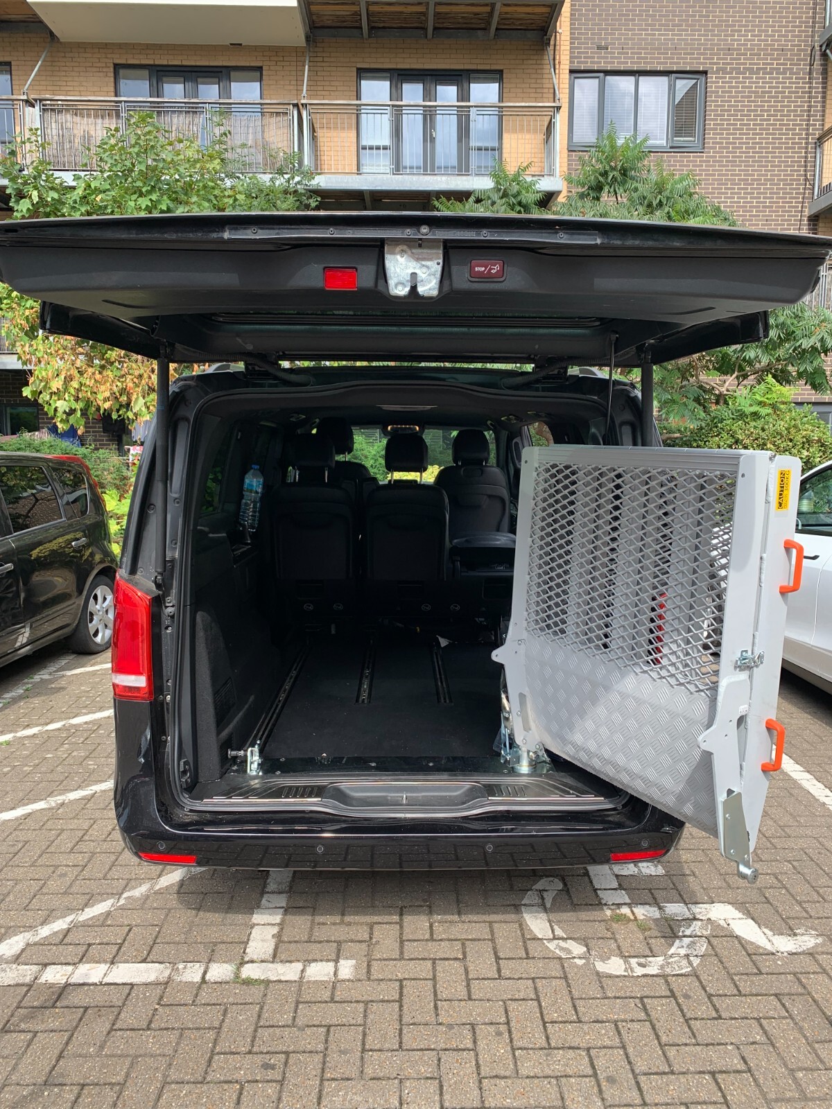 Fixed Pivot Van Ramp ,Wheelchair Access ,2m x 100cm x 400kg ,Punched ...