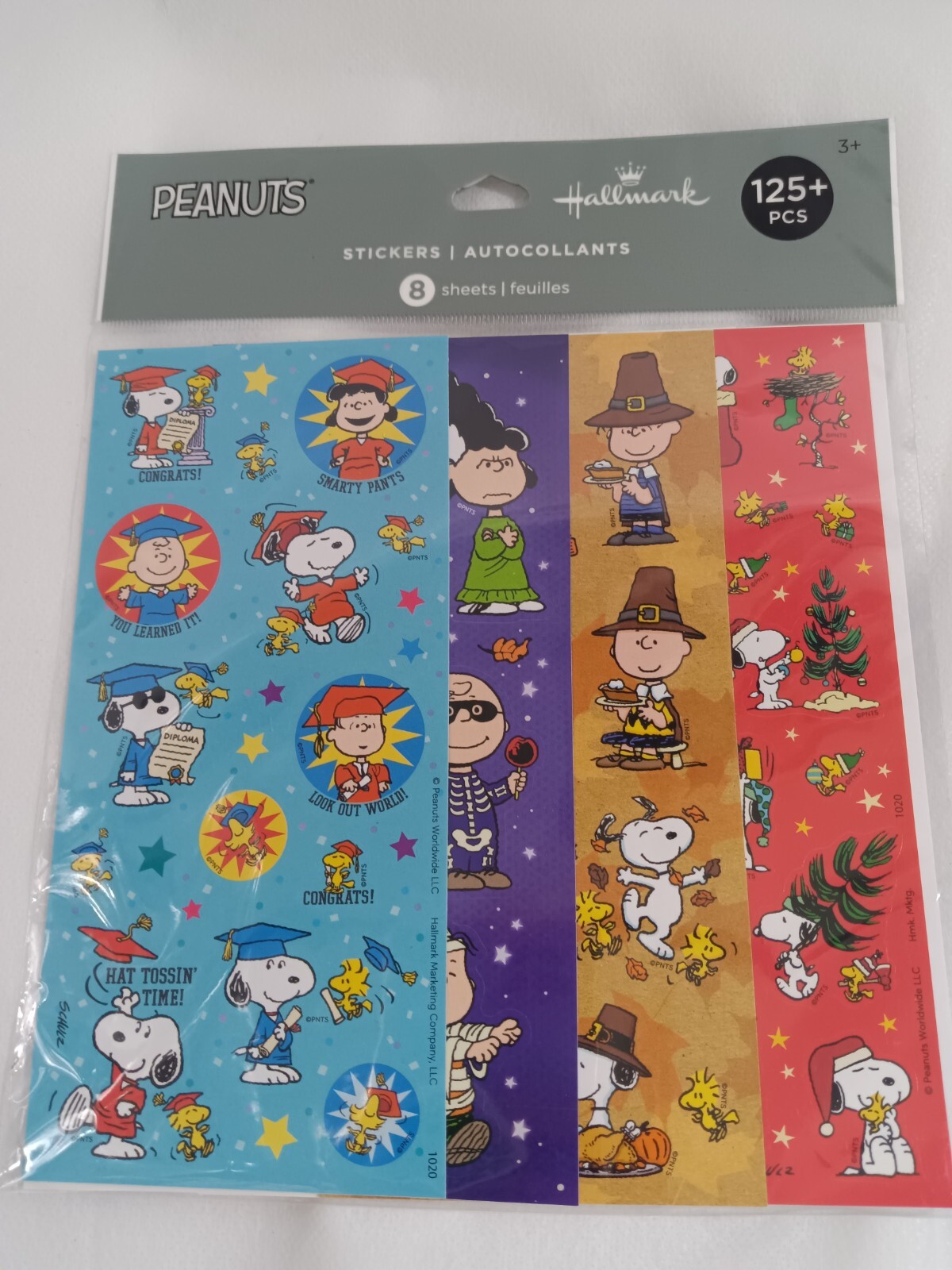 2 Sheets Snoopy Peanuts Stickers Peanut Worldwide Llc. for sale online ...