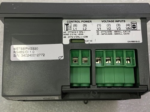 Schneider EasyLogic PM2200 Series METSEPM2220 Power & Energy Meter Used ...
