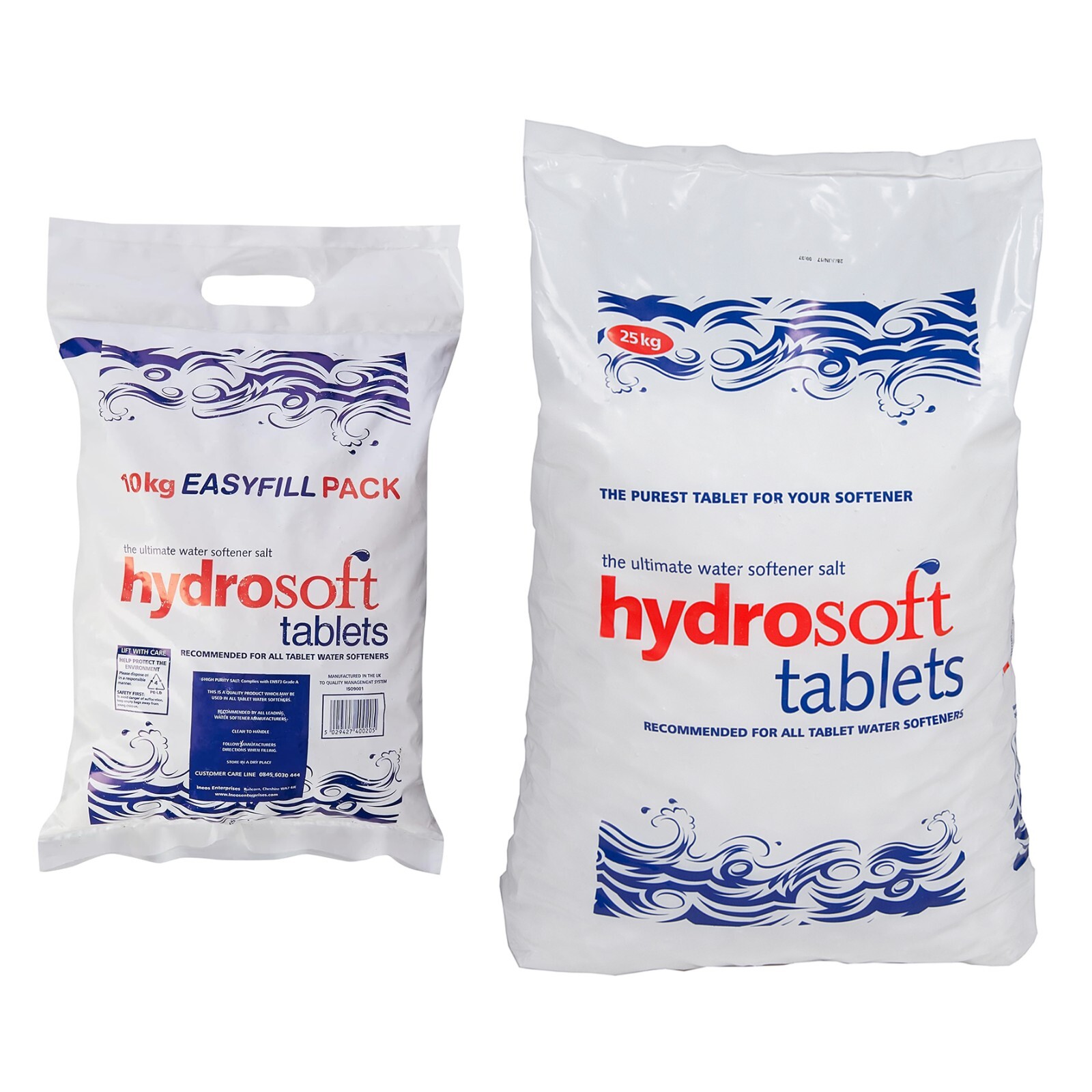 HYDROSOFT SALT TABLETS 10KG / 25KG BAG Water Softener FCC Food Grade 99 ...