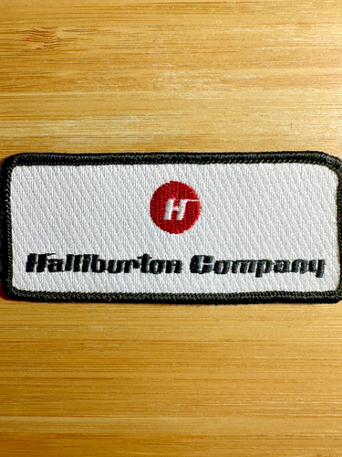 Halliburton Company Patch – Oilfield Workwear Logo Uniform Badge NOS ...