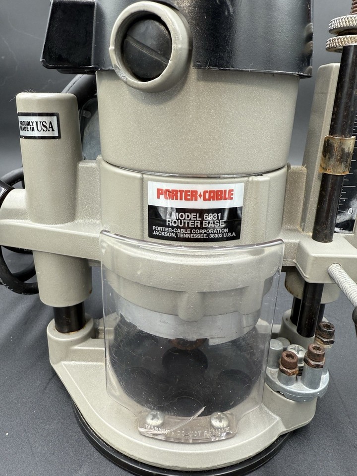 Porter Cable Model 6902 W/ 6931 Plunge Router Base TESTED | eBay