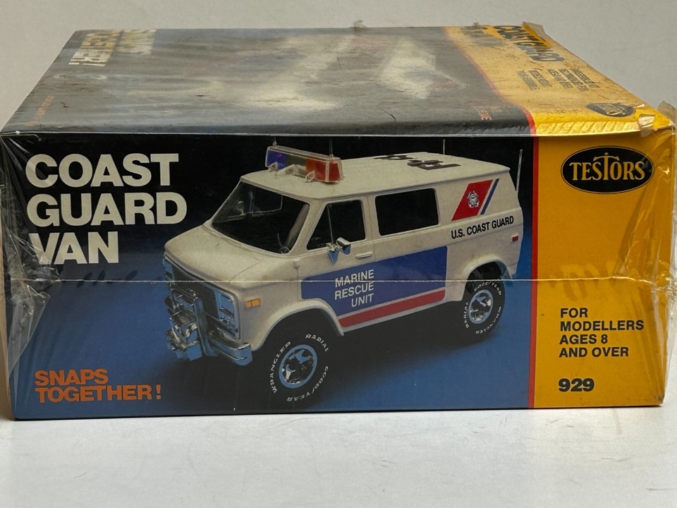 Testors Coast Guard Chevrolet 4x4 van Model Kit, Sealed #1 | eBay