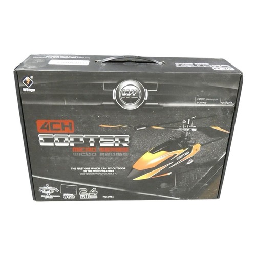 WLtoys RC Helicopter 4CH Copter Micro Series V911 2.4G New open Box | eBay