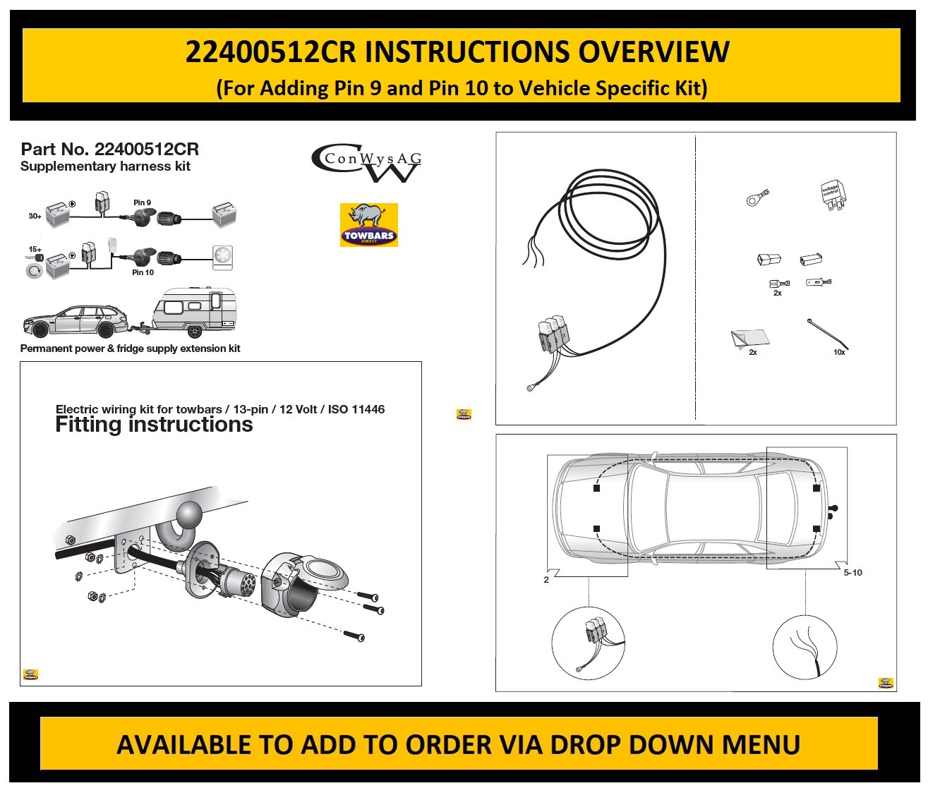 Towbar Ford Transit Mark 8 Van 2014on Tow Bar Kit Electrics Towball | eBay