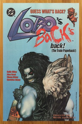 1993 DC Comics Lobo's Back Vintage Print Ad/Poster Glenn Fabry Lobo ...