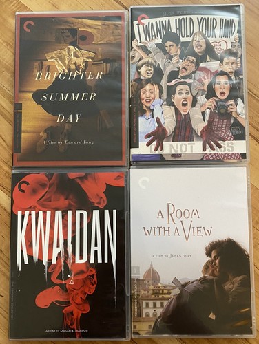 Criterion DVDs (Brighter Summer Day, Wanna Hold Your Hand, Kwaidan ...
