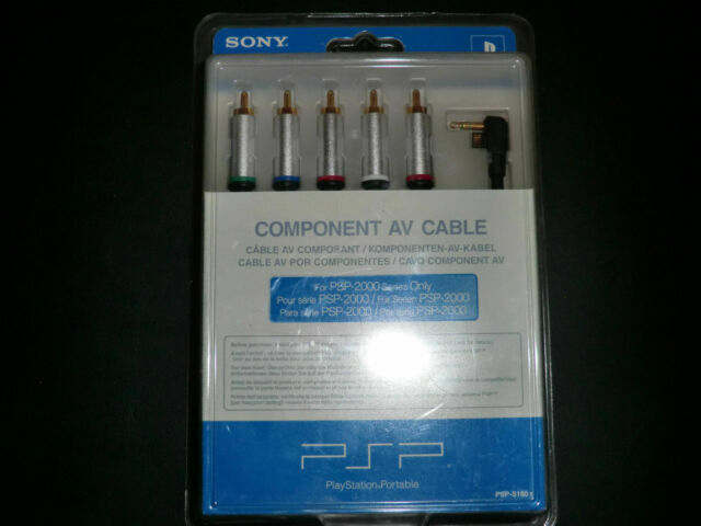 Official Sony PSP 2000 Component AV Cable for sale online | eBay UK