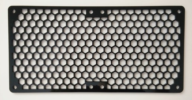 Custom Honeycomb 360mm Radiator Triple 120mm Fan Grill Computer Case ...