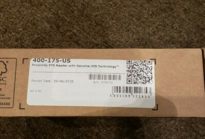 Paxton Access Control Reader 400-175-US Proximity P75 Reader with HID ...